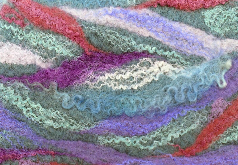 Art Color Felt Background Texture, Wool Handmade Textile Stock Image ...