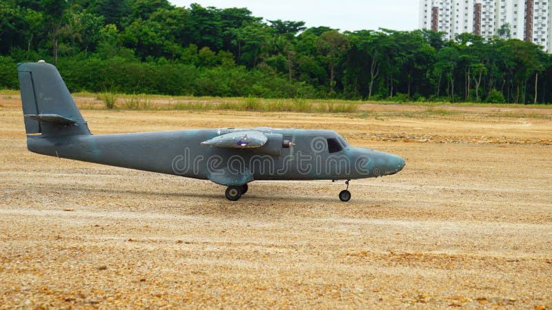 Hand Made Flyable RC Plane Ready To Take Off. Stock Photo - Image of ...