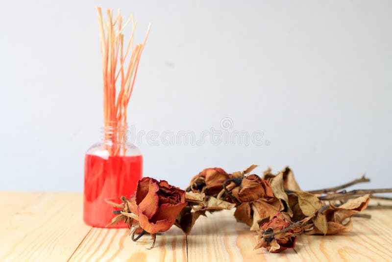Hand Made of Fragrance Diffuser Set: Bottle with Aroma Sticks and Dry ...