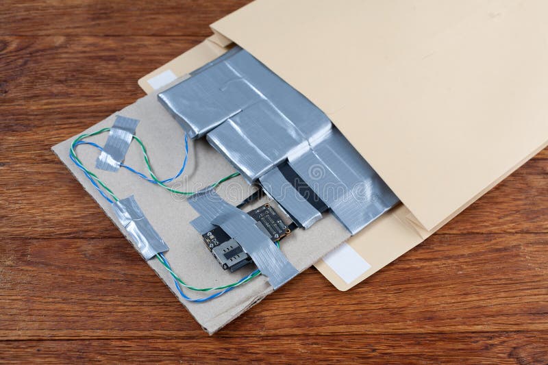 Hand Made Improvised Explosive Device with Plastic Explosive C-4 and ...