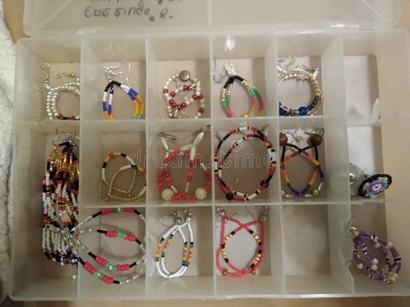 Hand Made Kickapoo Indian Native American Jewelry Stock Photo - Image ...