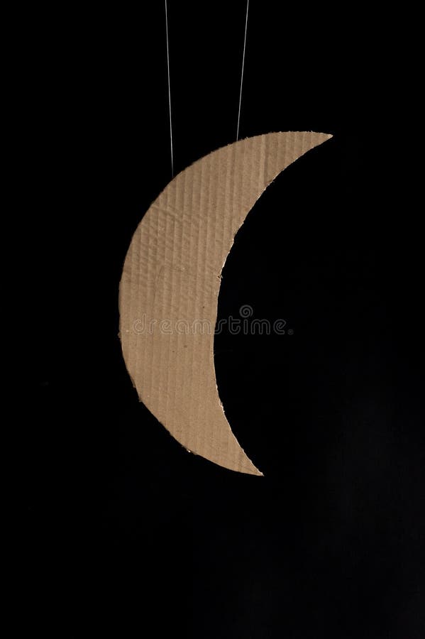 Hand made moon stock image. Image of sleep, childhood - 53353519