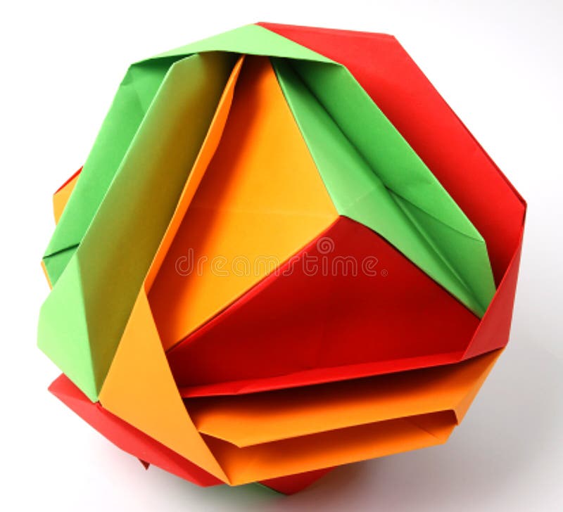 Hand made origami square stock photo. Image of simplicity - 13648458