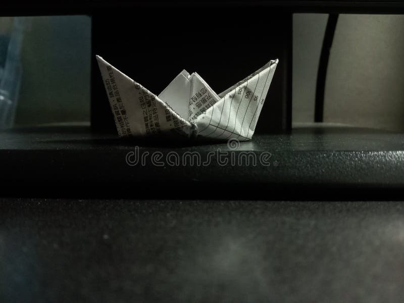 Origami Paper Boat Recycled Paper Craft Stock Photos - Free & Royalty ...