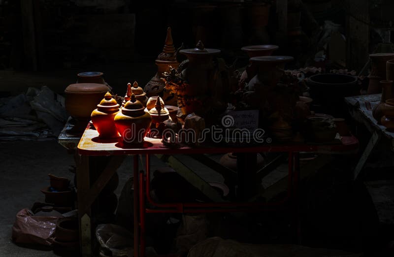 Pottery is a Traditional Folk Craft in Cuba. Trinidad Stock Image ...