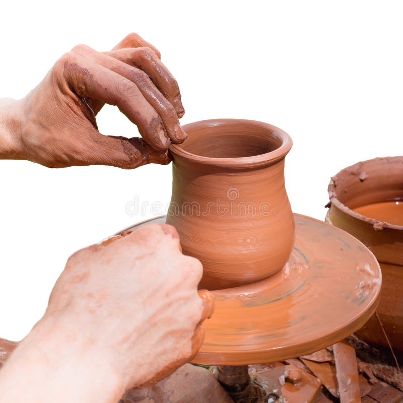 Hand made pottery stock photo. Image of brown, hobbies - 73438164