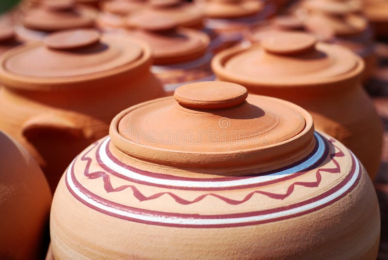 Pottery is a Traditional Folk Craft in Cuba. Trinidad Stock Image ...