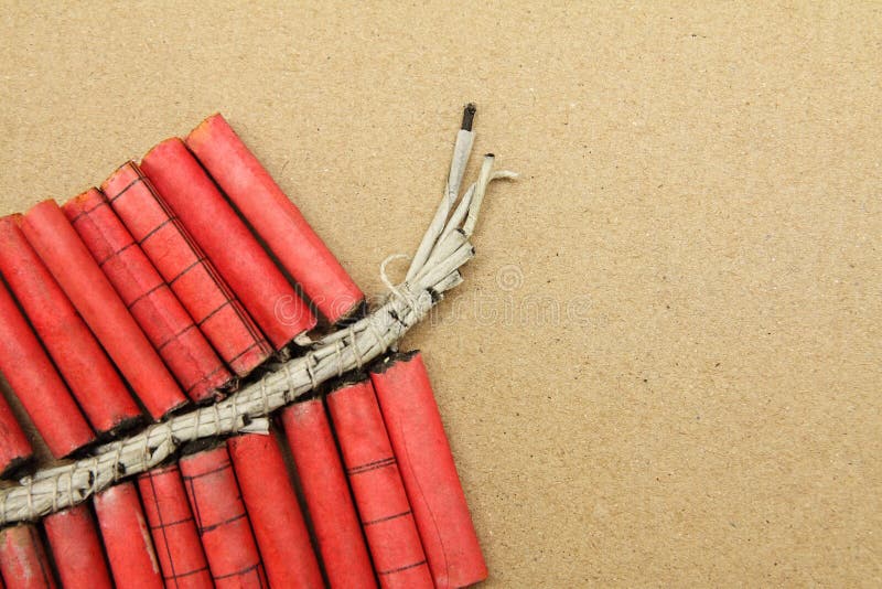 Hand Made Red Firecrackers stock photo. Image of firecracker - 90551574