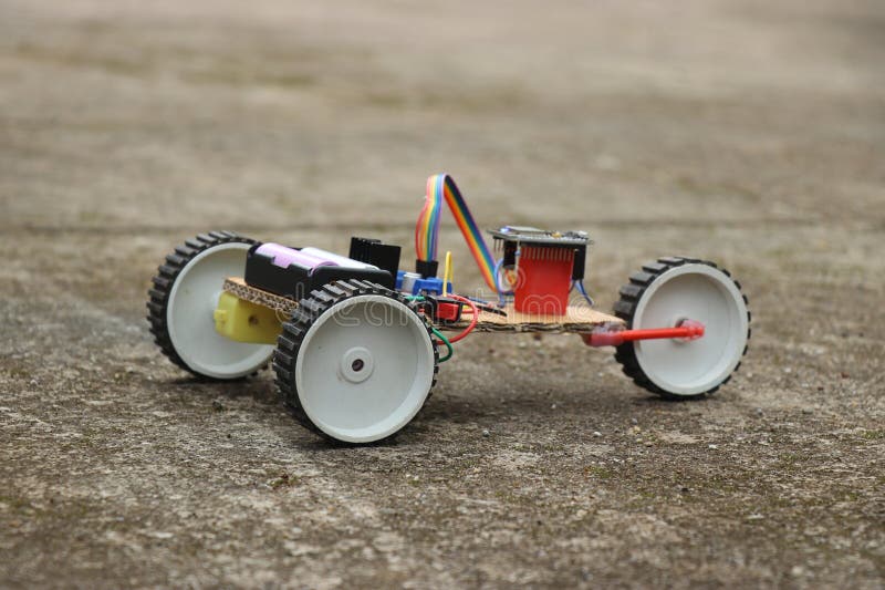 Robotic Arm Working in a Modern Factory. Automation and Technology ...