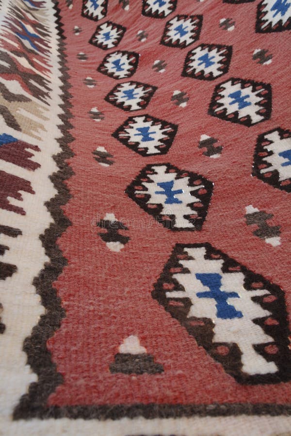 Hand made rug stock image. Image of macedonian, abstract - 45107777