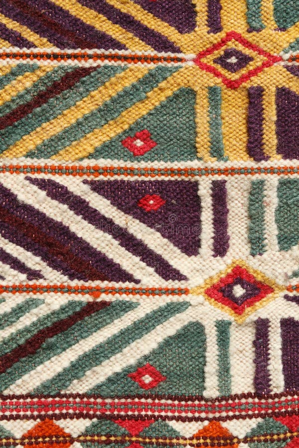 Hand made rug stock image. Image of detail, textile, indian - 45107855