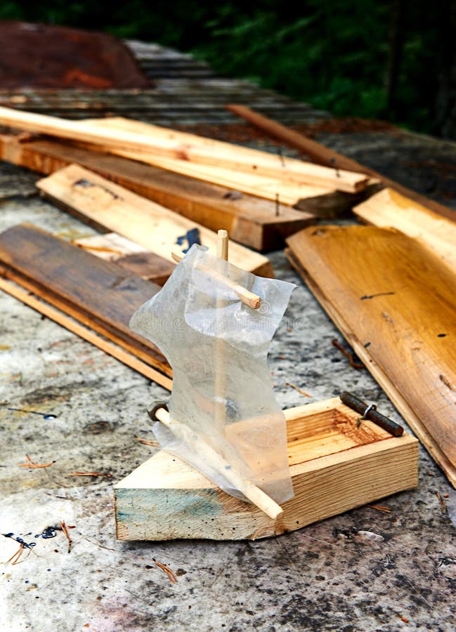 Hand made ship stock image. Image of surface, freedom - 32083405