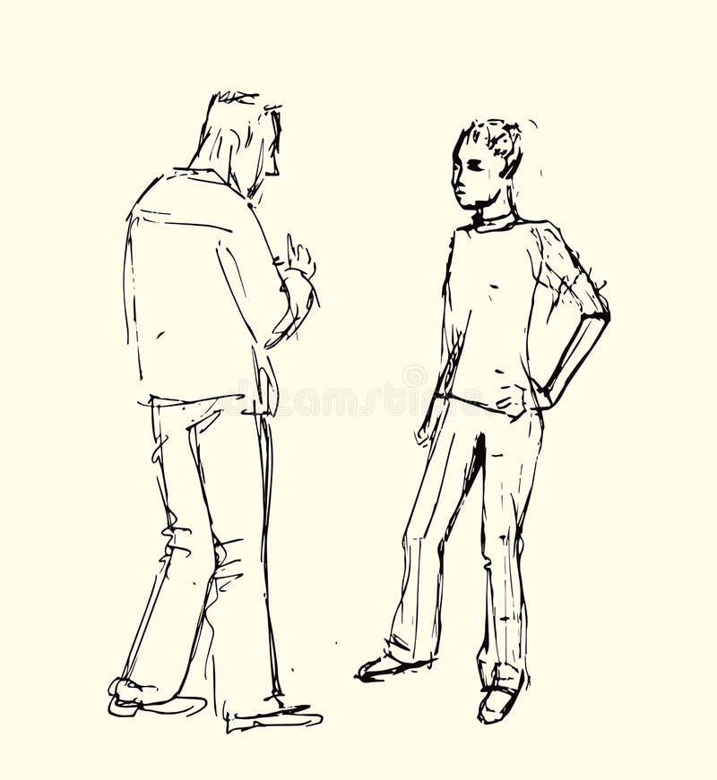 Argument Sketch Stock Illustrations – 308 Argument Sketch Stock ...