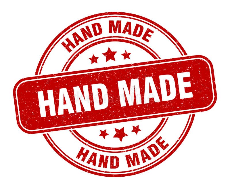 Hand Made Stamp. Hand Made Round Grunge Sign Stock Vector ...