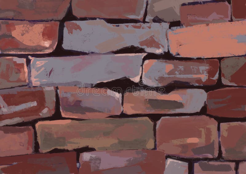 Hand Made Wall Brick Texture. for Game Art, Design Project, Cgi Concept ...