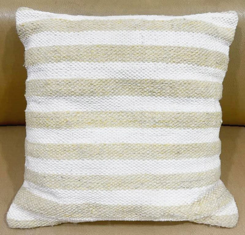 Hand Made Woven Cushion with High Resolution Stock Image - Image of ...