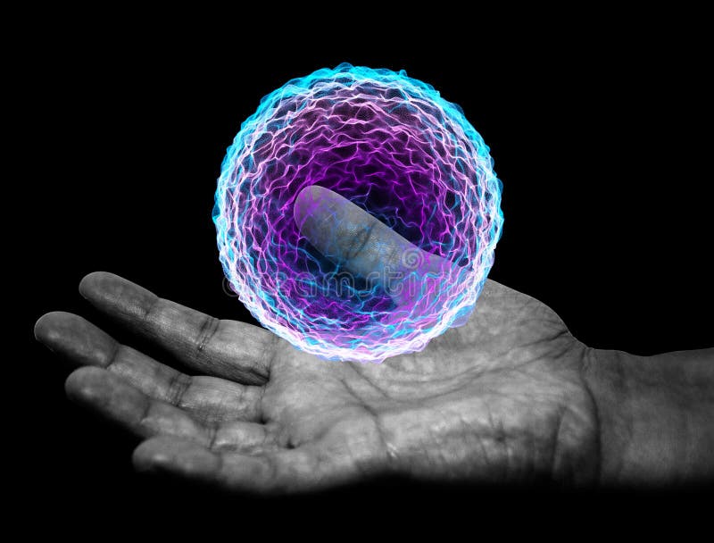 Hand, Magic Ball, Magic Spell Witch Stock Illustration - Illustration ...