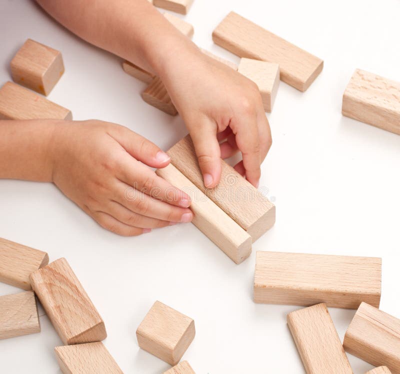 Hand make a building stock image. Image of completion - 20562411