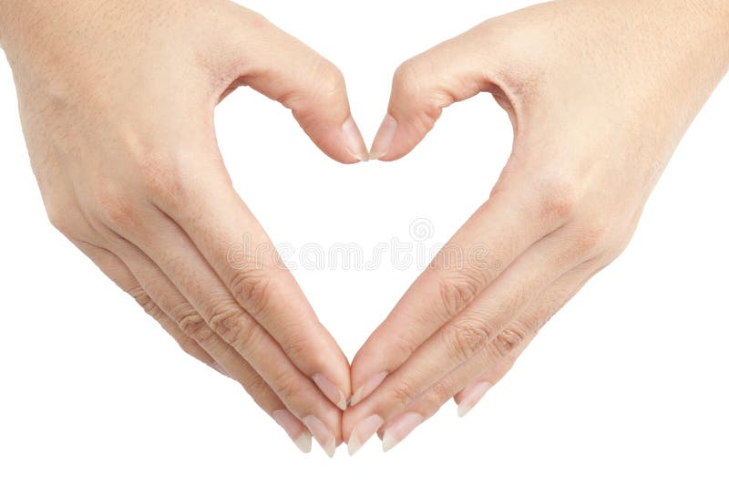 Hand make a heart shape stock photo. Image of hand, healthy - 19617066