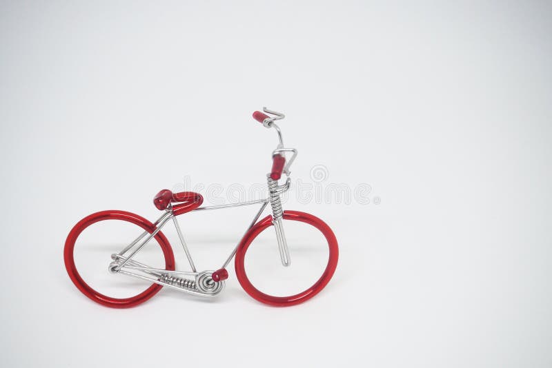 Hand-make Model Bike Made from Wire Stock Photo - Image of gift, craft ...