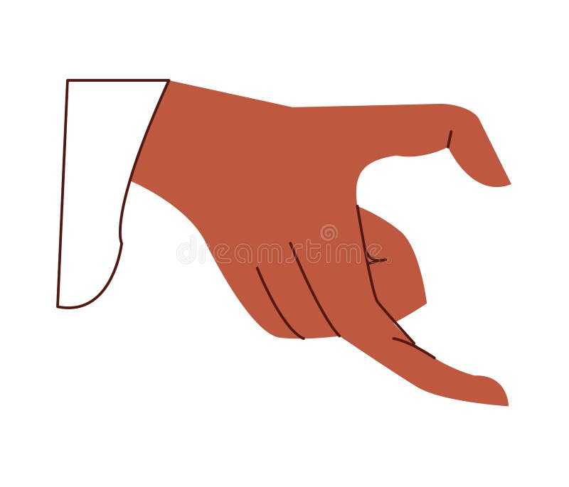 Hand making half heart stock vector. Illustration of race - 232608505