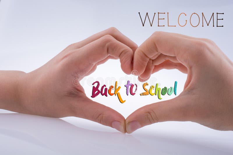 Hand making a heart shape stock photo. Image of education - 156454730