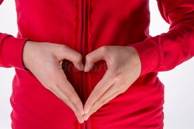 Hand making a heart stock image. Image of hands, touch - 73155011