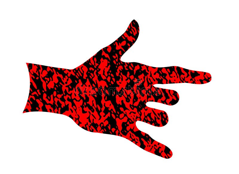 Middle Finger Pattern Stock Illustrations – 106 Middle Finger Pattern ...