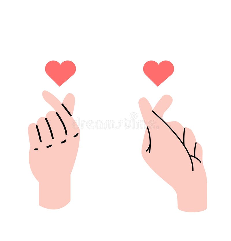 Child Hand Heart Making Stock Illustrations – 260 Child Hand Heart ...