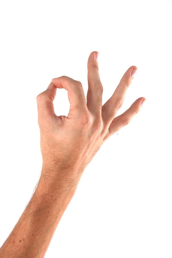 Hand Making the OK sign stock image. Image of body, entirety - 425765