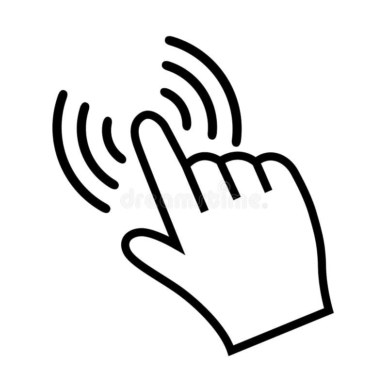 Hand Making Selection Icon Sign – for Stock Stock Vector - Illustration ...