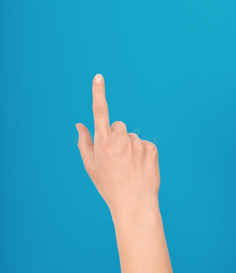 Hand Making a Touch or Pointing Gesture Stock Photo - Image of isolated ... Hand Making a Touch or Pointing Gesture Stock Photo - Image of isolated ...