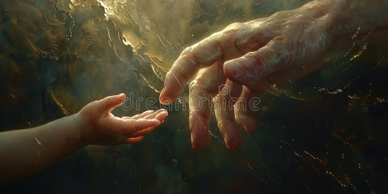 Hand of Man and Child,God& X27;s Help Stock Photo - Image of people ...