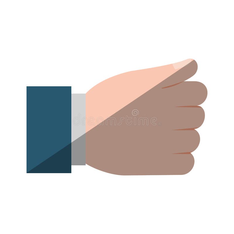 Hand Man Closed Father Day Shadow Stock Illustration - Illustration of ...