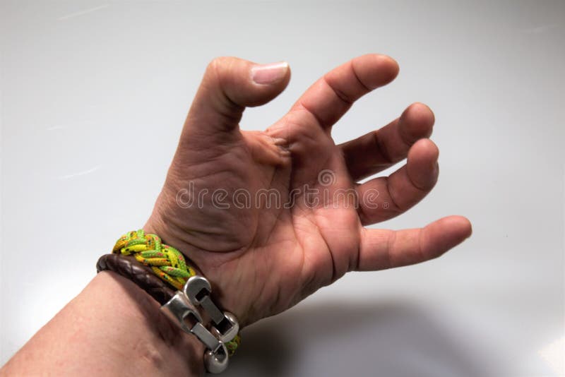 Hand of man stock image. Image of finger, human, gesture - 206853481