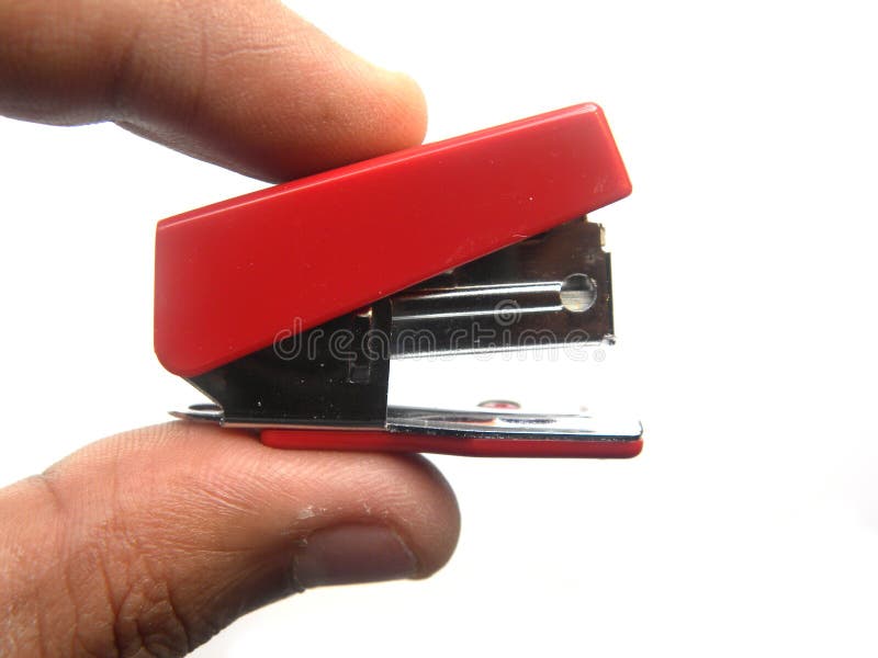 Boy holding stapler stock photo. Image of black, construction - 103080200