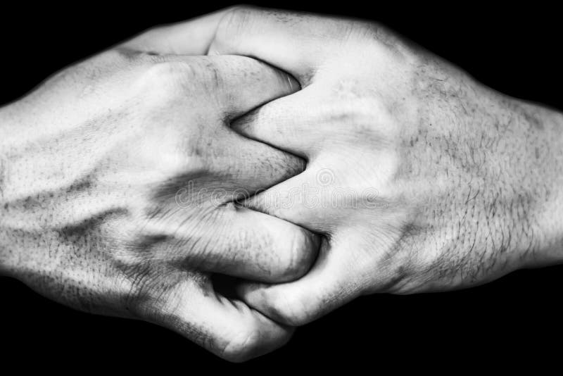 Hand of Man Join Together, Adherence Concept Stock Photo - Image of ...