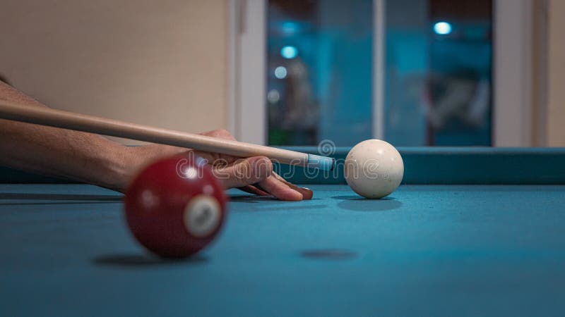 Hand of a Man Playing Billiard Stock Image - Image of game, tactics ...