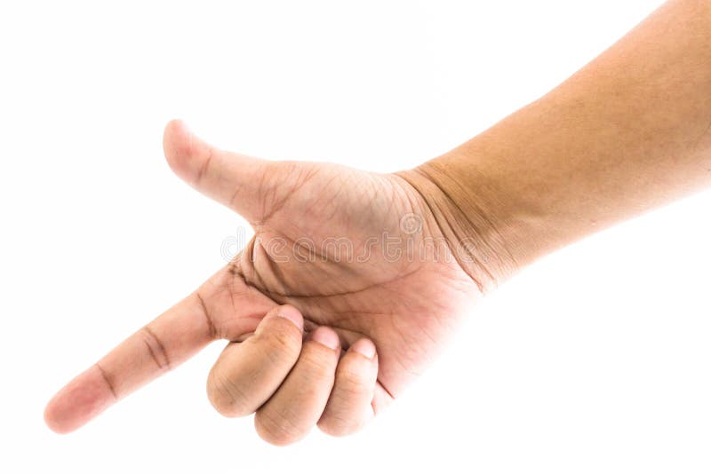 Man Hand is Pointing at the Smart Eye Glasses in White Plastic L Stock ...