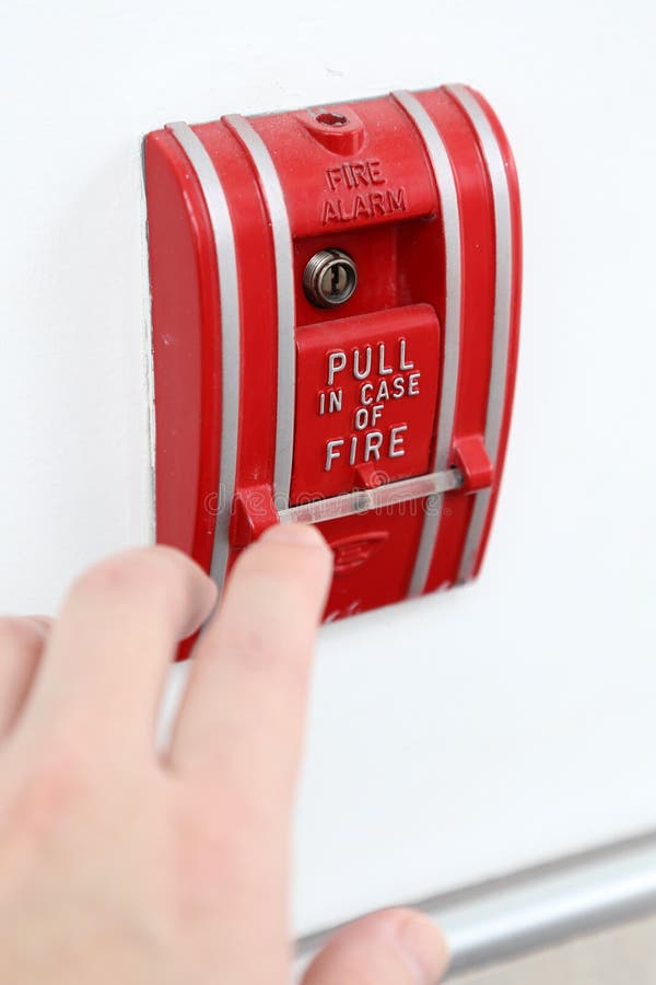 Pull down fire alarm stock photo. Image of emergency - 22914776