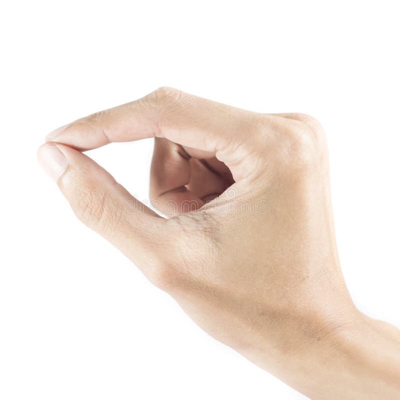 Hand to hold small object stock image. Image of clip - 26218305