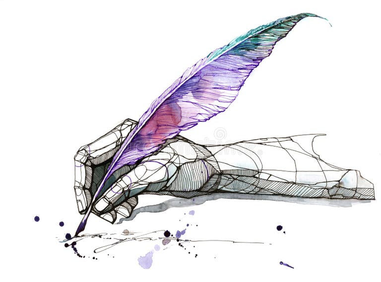 Man Writing Quill Pen Stock Illustrations – 160 Man Writing Quill Pen ...