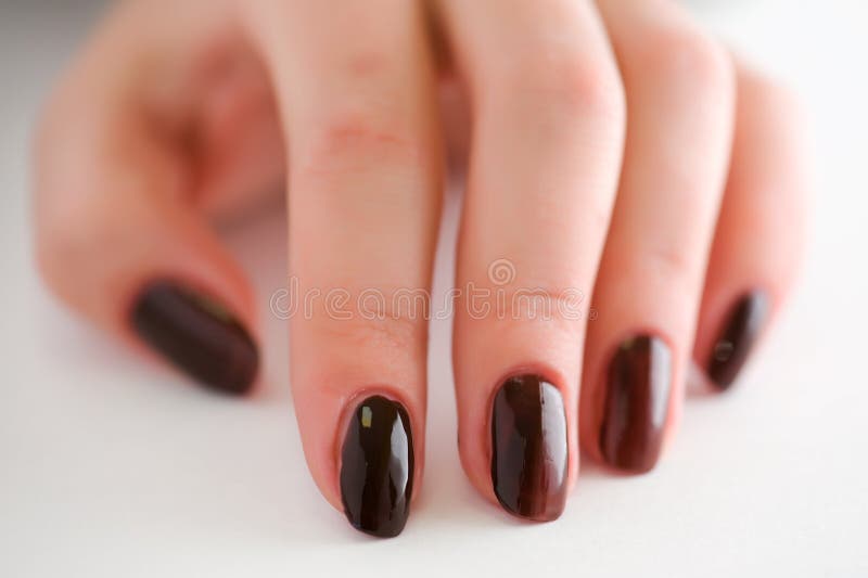 Hand with a manicure stock photo. Image of finger, elegance - 20150074