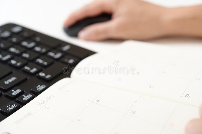 Hand Operating the Computer Mouse Stock Photo - Image of appliance ...