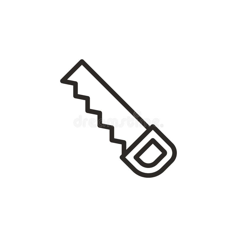 Hand Manual Saw Vector Icon Element Of Design Tool For Mobile Concept And Web Apps Vector