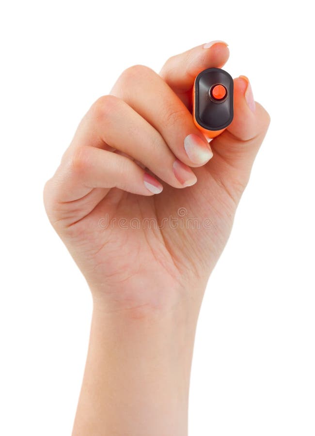 Hand with Marker Writing Project Management Concept Stock Image - Image ...