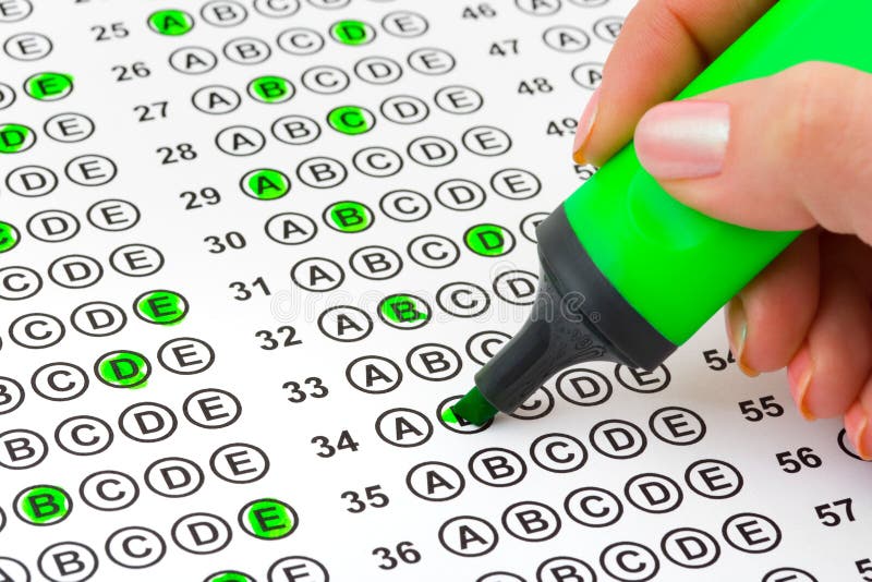 Test abcd stock photo. Image of class, examination, scan - 17029344