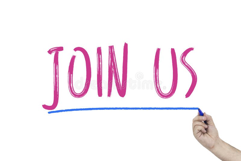 Business Team Concept. Join Us on Whiteboard. Stock Image - Image of ...