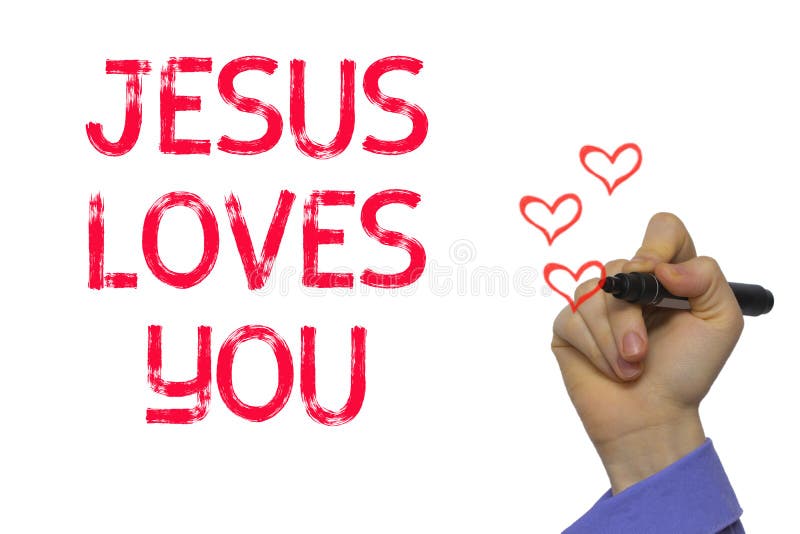 Hand Marker Writing Word Jesus Loves You Stock Photos - Free & Royalty ... Hand Marker Writing Word Jesus Loves You Stock Photos - Free & Royalty ...