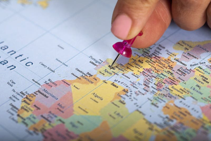 Hand Marking Turkey on Map with Pin Stock Image - Image of city, people ...